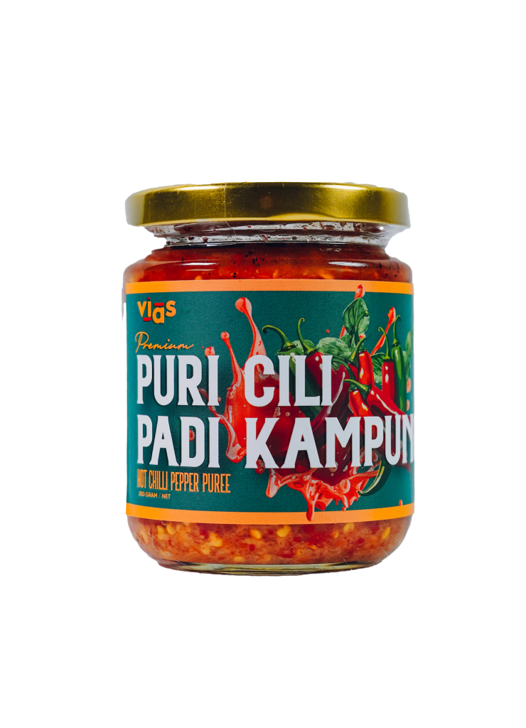 Extra Hot Chili Pepper Puree / Cili Padi Kisar (250gram)